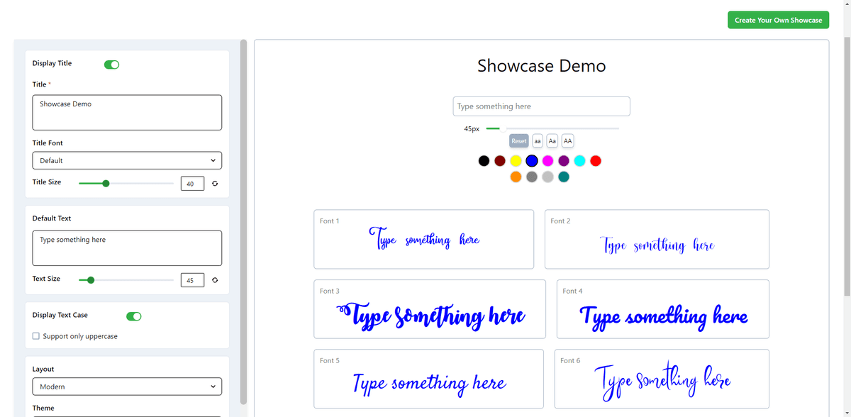 FontVisual | Font preview tool for crafters and designers